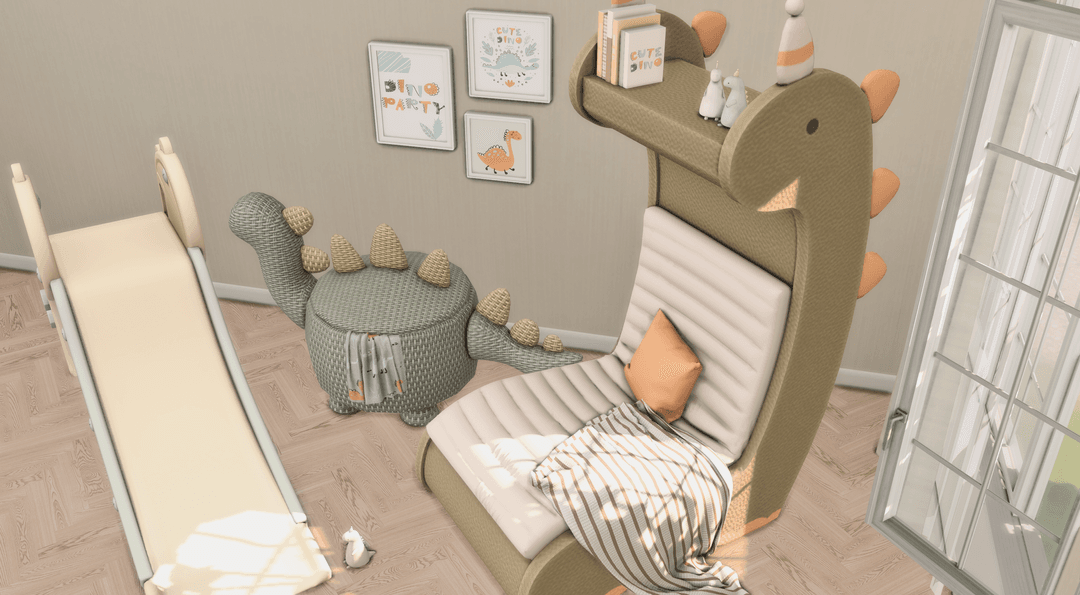Набор для детей Dinosaur Set for Toddlers | Sims4Mods